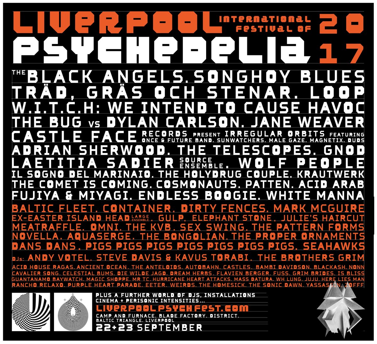 LIVERPOOL PSYCH FEST 2017 LINE-UP ANNOUNCEMENT : Silent Radio